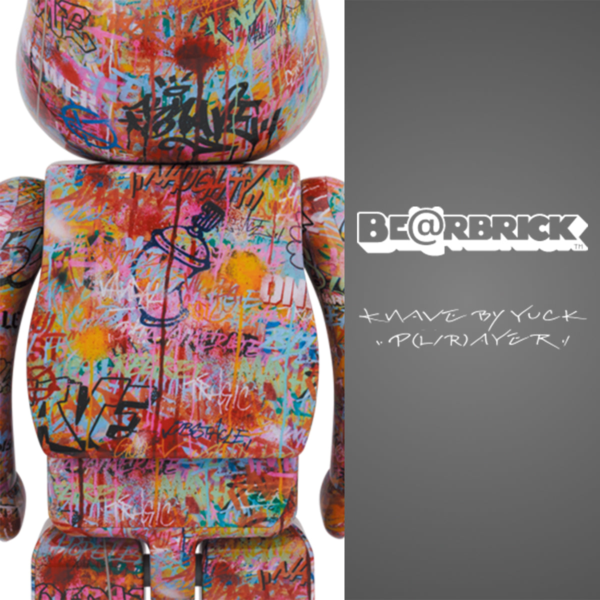 Bearbrick 1000% KNAVE BY YUCK P(L/R)AYER - [PREORDER] – Urban Attitude