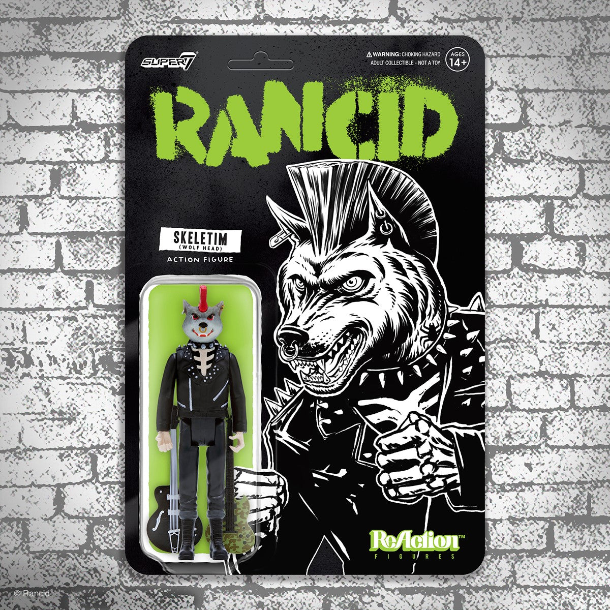Super7 Rancid ReAction Figure Wave 3 - Skeletim (Wolf Head) – Urban ...