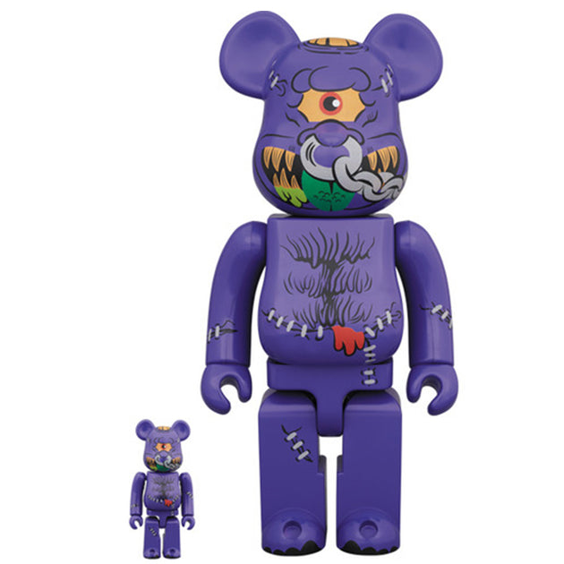 Bearbrick 100% & 400% Set Madballs Horn Head – Urban Attitude