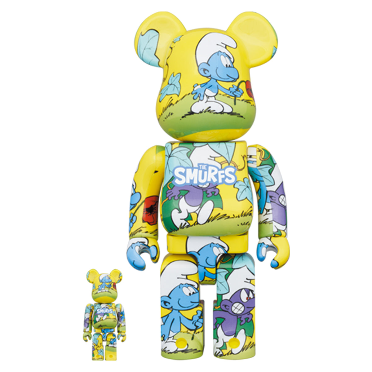 Bearbrick 100% & 400% Set The Smurfs The Purple Smurfs – Urban Attitude