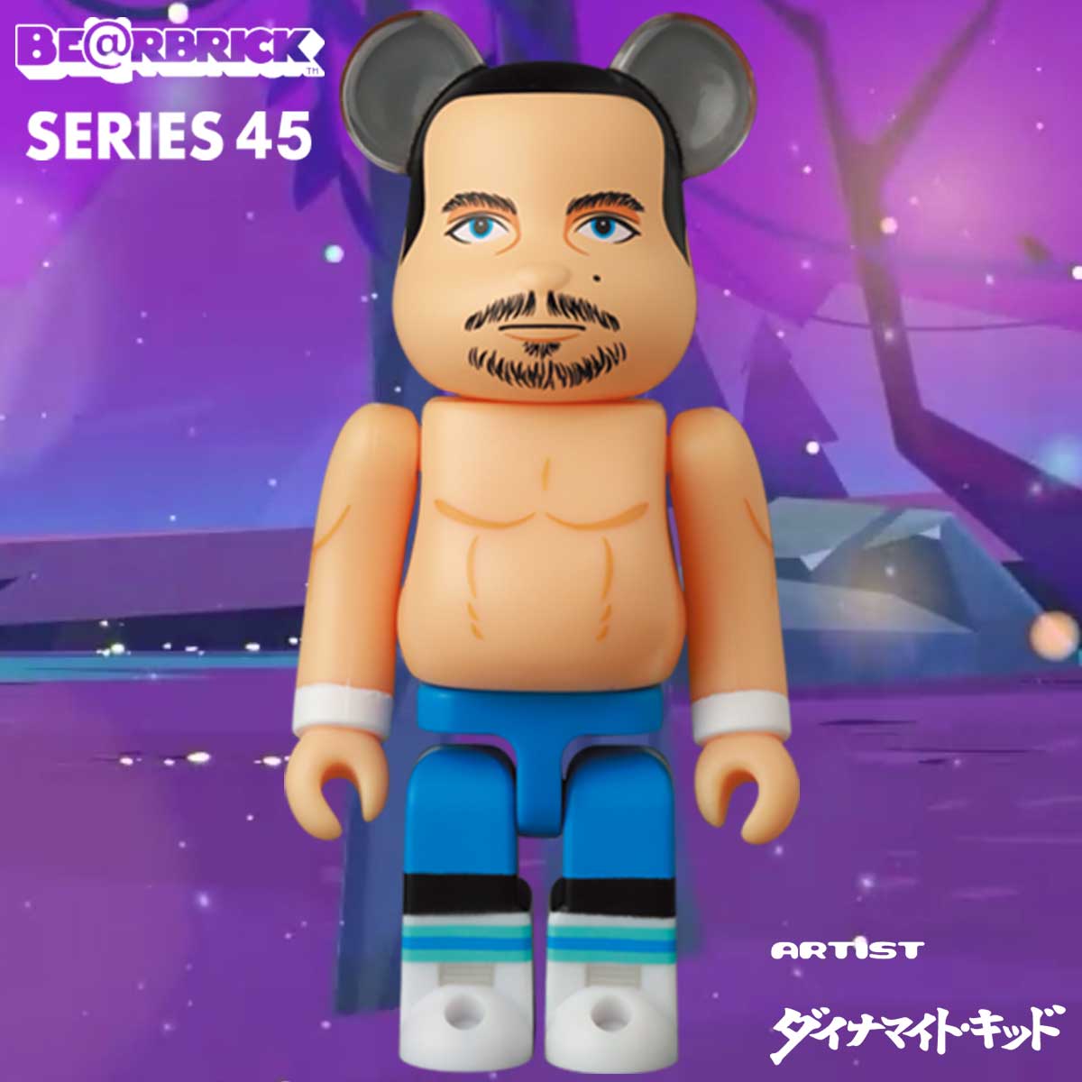 Bearbrick 100% Series 45 Artist - Tom Billington Dynamite Kid – Urban ...