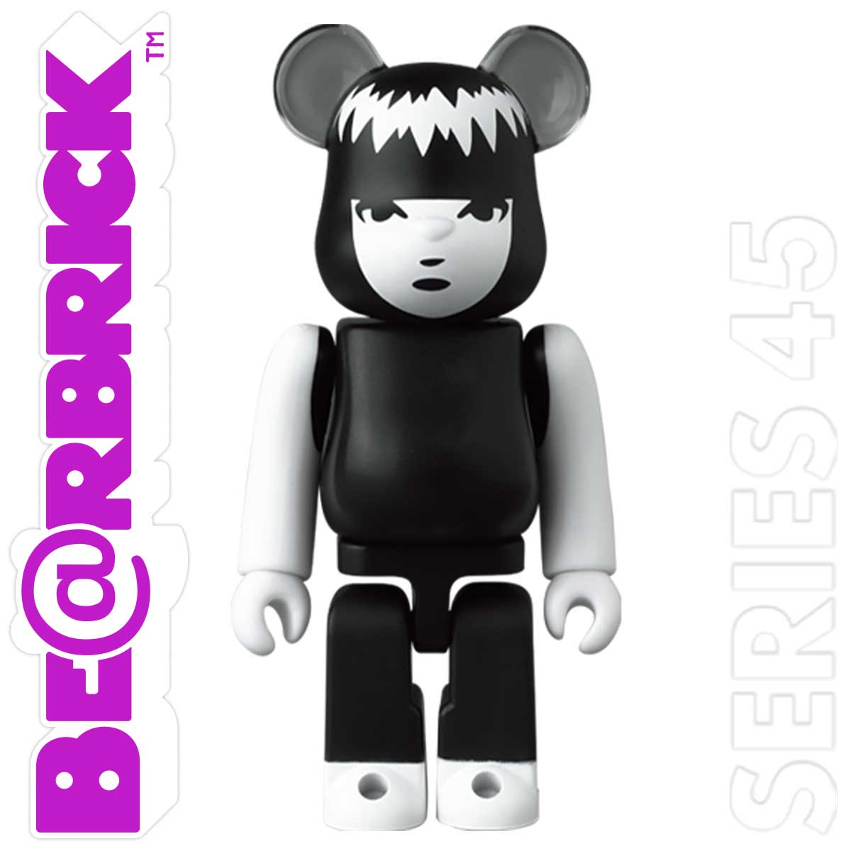 Bearbrick 100% Series 45 Horror - Emily the Strange – Urban Attitude