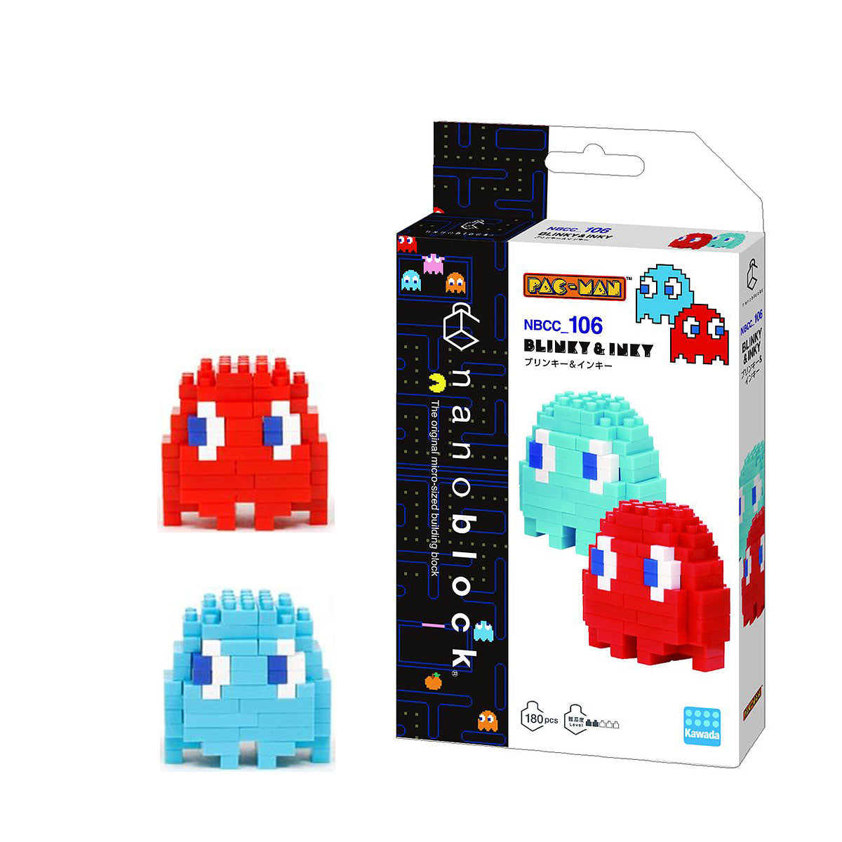 Nanoblock Pac-Man - Blinky & Inky – Urban Attitude