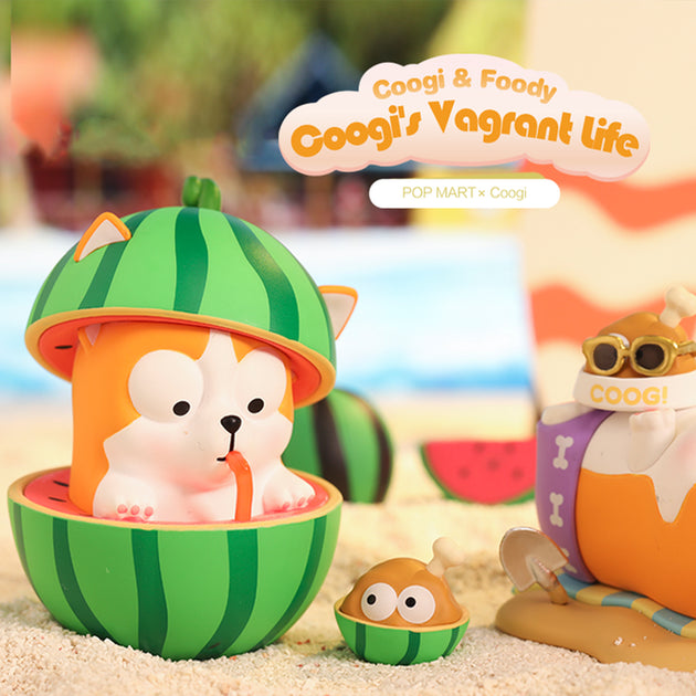 Pop Mart Coogi & Foody Blind Box - Coogi's Vagrant Life Series – Urban ...