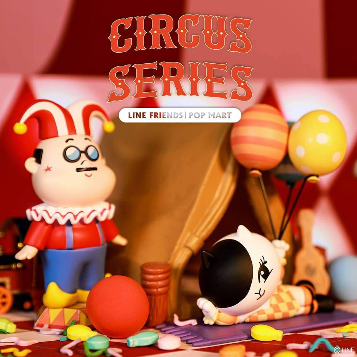 Pop Mart Line Friends Blind Box - Circus Series Case of 12 – Urban Attitude