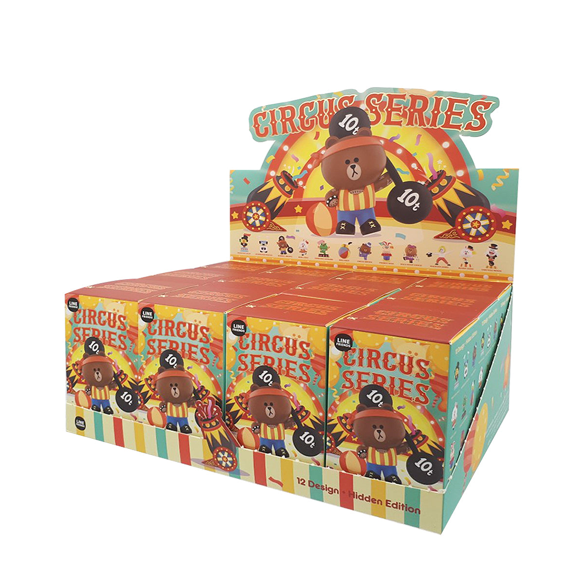 Pop Mart Line Friends Blind Box - Circus Series Case of 12 – Urban Attitude