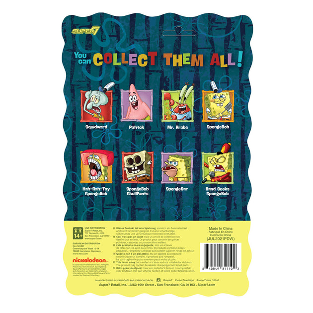 Super7 Spongebob ReAction Figure W2 - Band Geeks SpongeBob – Urban Attitude