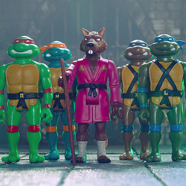 Super7 Teenage Mutant Ninja Turtles ReAction Figure Wave 2 - Splinter ...